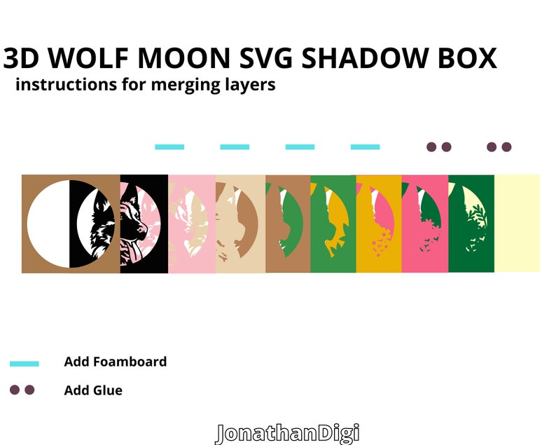 German Shepherd Shadow Box Svg 3D German Shepherd Box Dog - Etsy