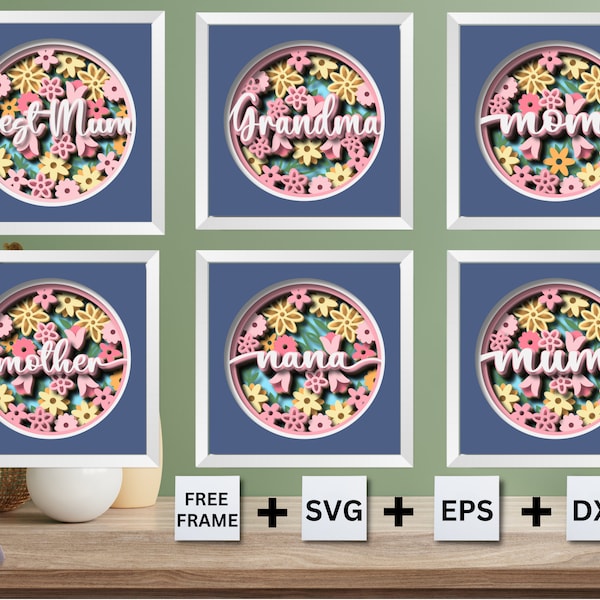 Mother Shadow Box - Etsy