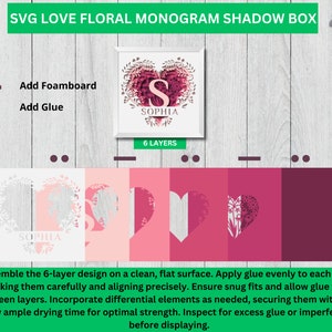 CUSTOMIZABLE 3D LOVE Split MONOGRAM A-Z Shadow Box - Custom Name - 3D ...