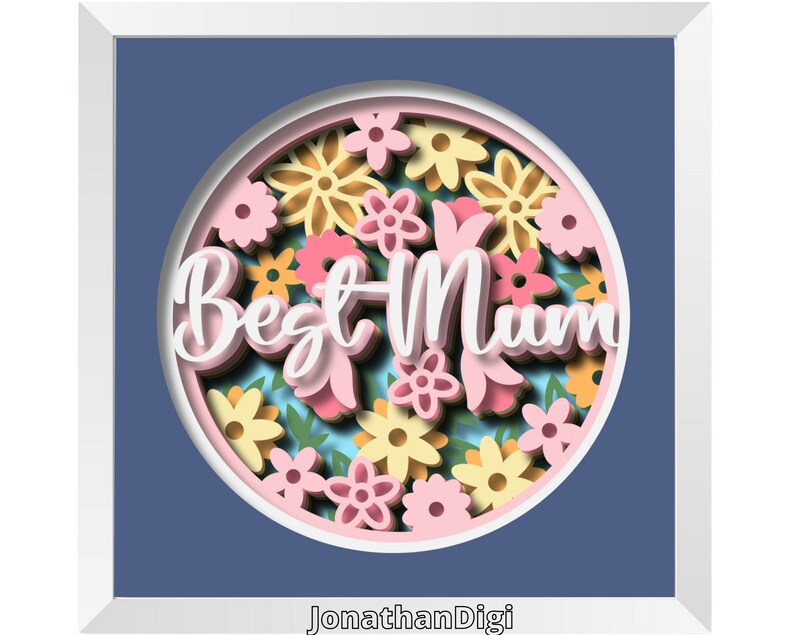 3D MOTHERS DAY Shadow Box, Mom, Mum, Mother, Nana, Grandma,best Mom ...