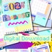 80s Retro Vibe Monthly Planner Digital Download - Etsy
