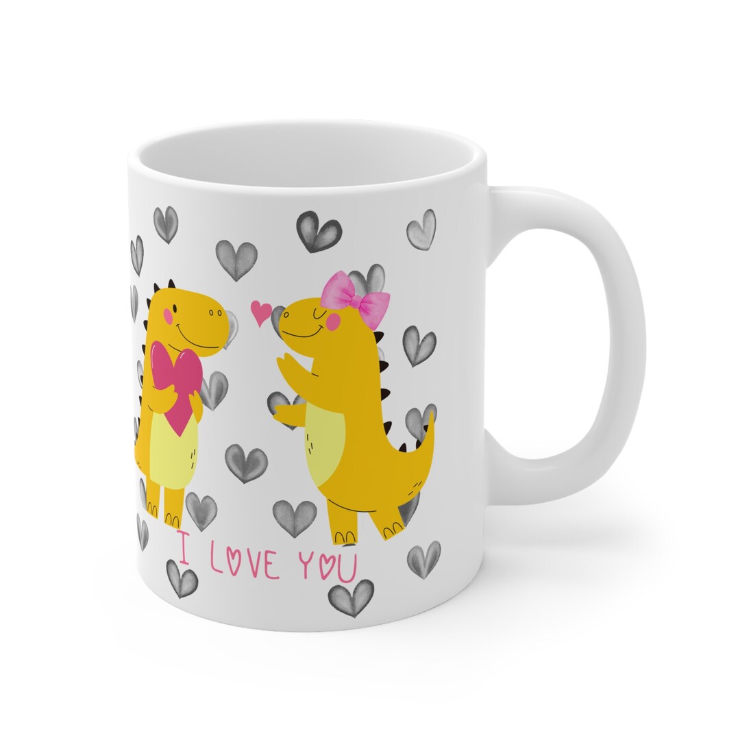 Love-a-saurus Ceramic Mug 11oz - Etsy