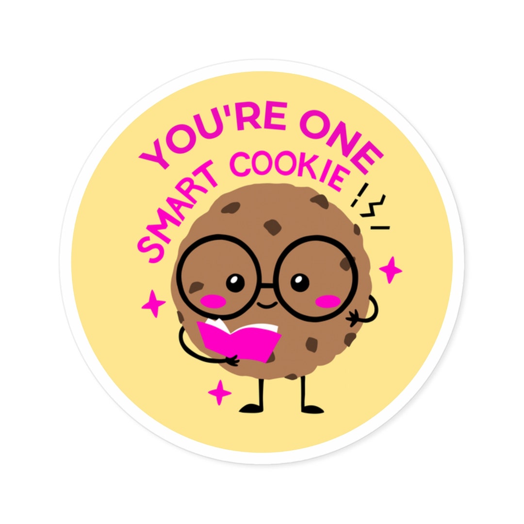 Smart Cookie Sticker - Etsy