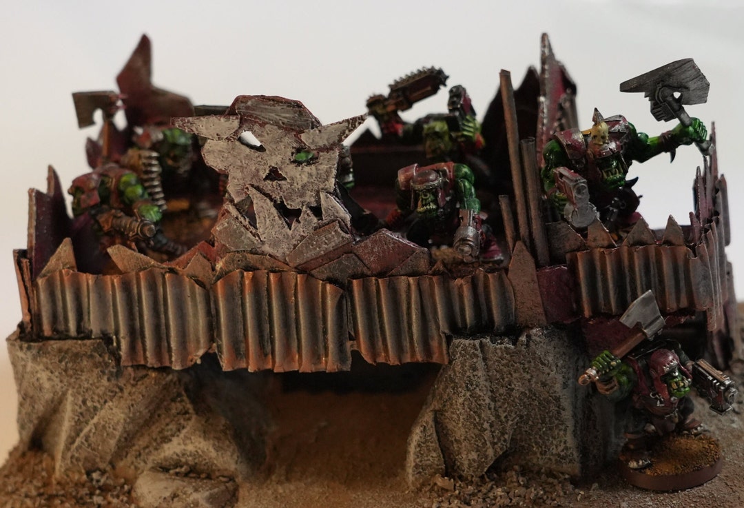 Table Top Terrain, Orc Command Post, Approx. 20 X 12 Cm, Painted Ready ...