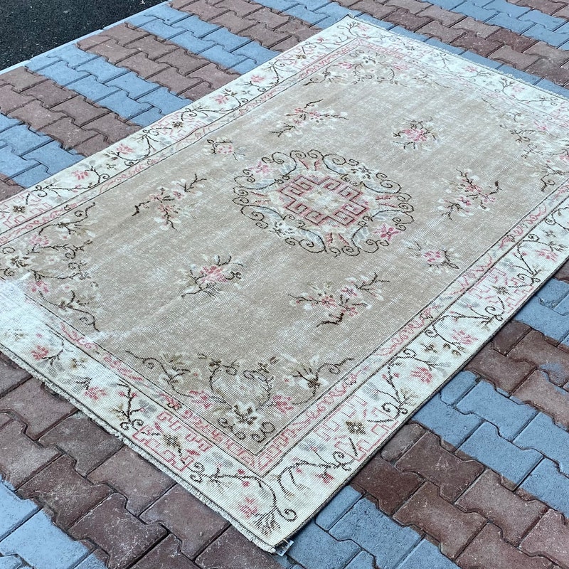 Pink Oushak Rug - Etsy