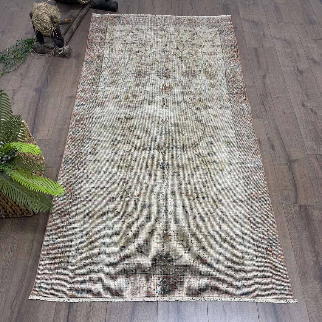 Vintage Rug, 3x6 Accent Rugs, Turkish Rug, Antique Rug, Rugs for Dining ...