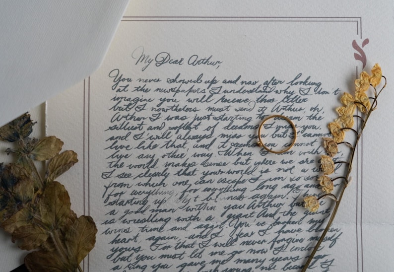 Arthur Morgan Goodbye Letter - Etsy
