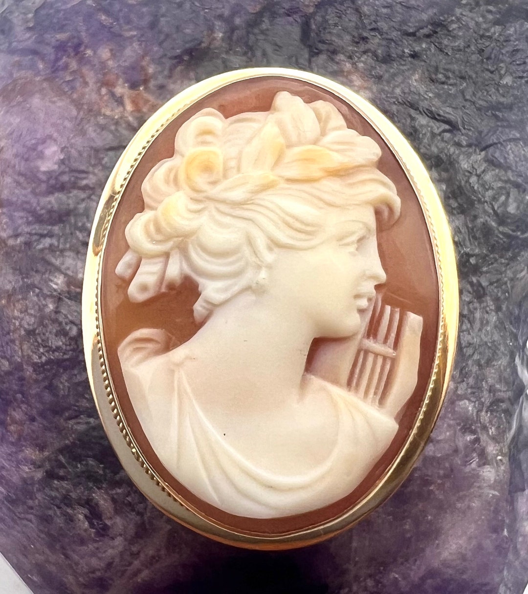 Bella Donna Gem Brooch and Pendant 750 Rose Gold 18K. Artist NAZZA ...