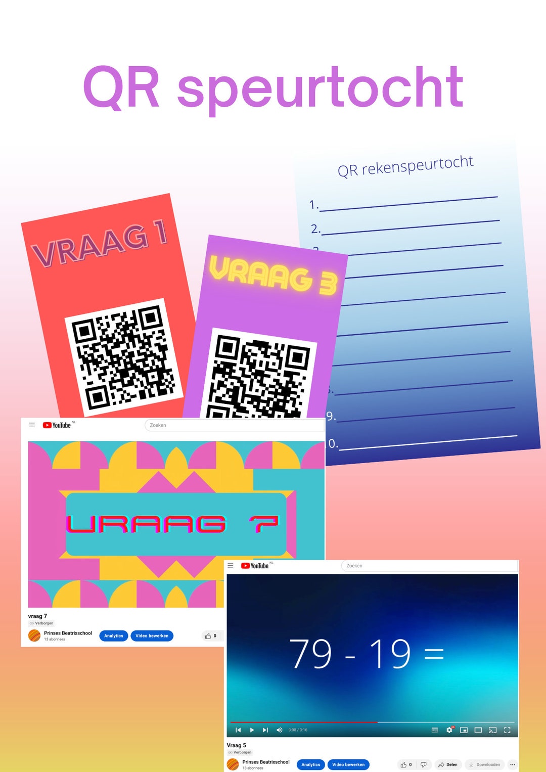 Qr Code Scavenger Hunt Math Group 4 - Etsy