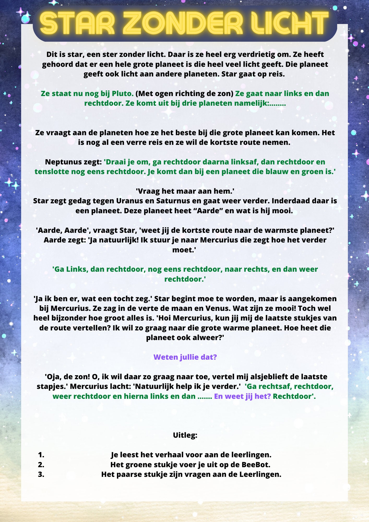 Beebot Mat Theme Space + Story and Jacket Beebot. - Etsy