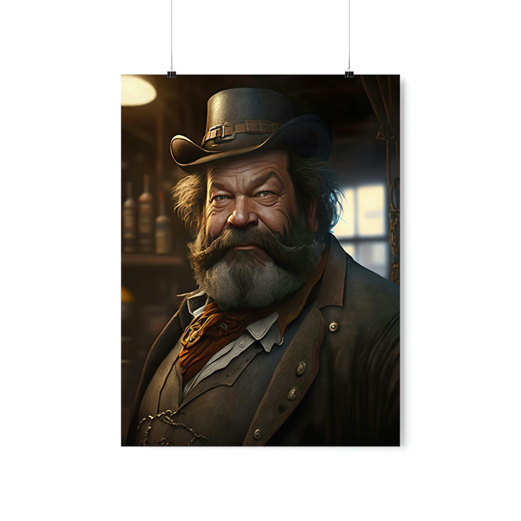 Bud Spencer Steampunk'd Premium Poster Print // 4 Unique - Etsy