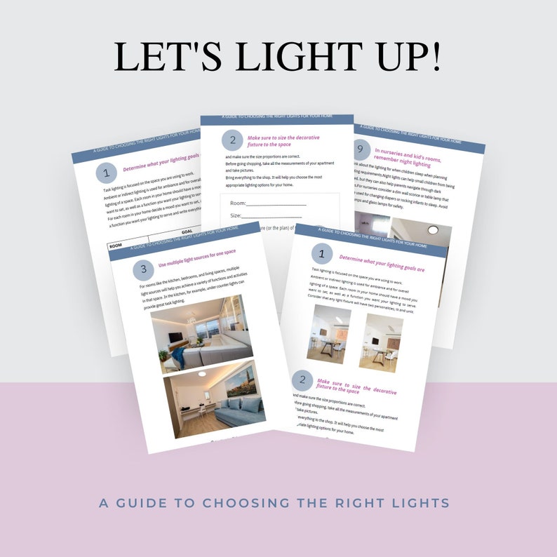 A Guide to Choosing the Right Lights | Interior Decorating E-book ...