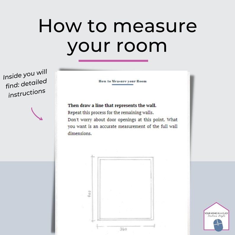 How to Measure Your Room | Interior Design Ebook | Instant Download ...