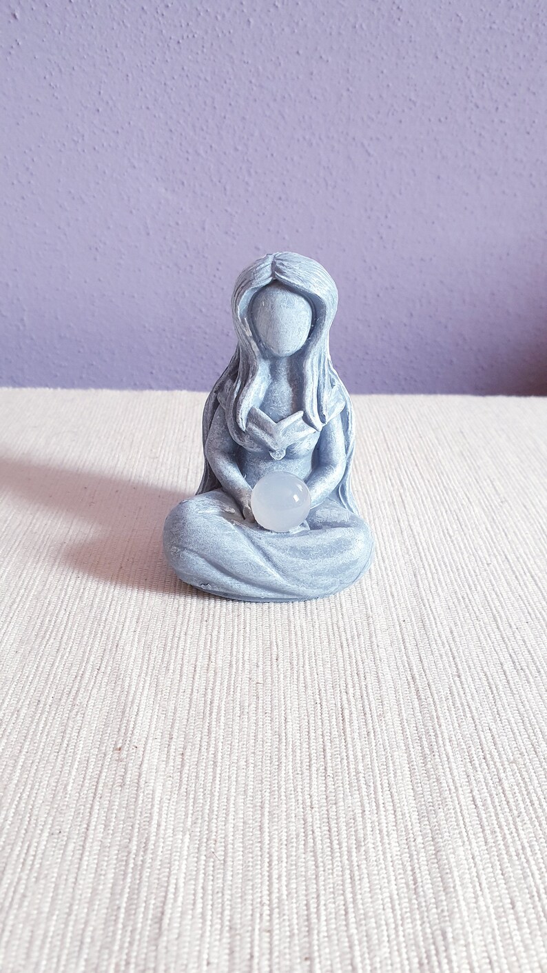 Handcrafted Copper Resin Pachamama Goddess Statue - Celebrate Mother ...