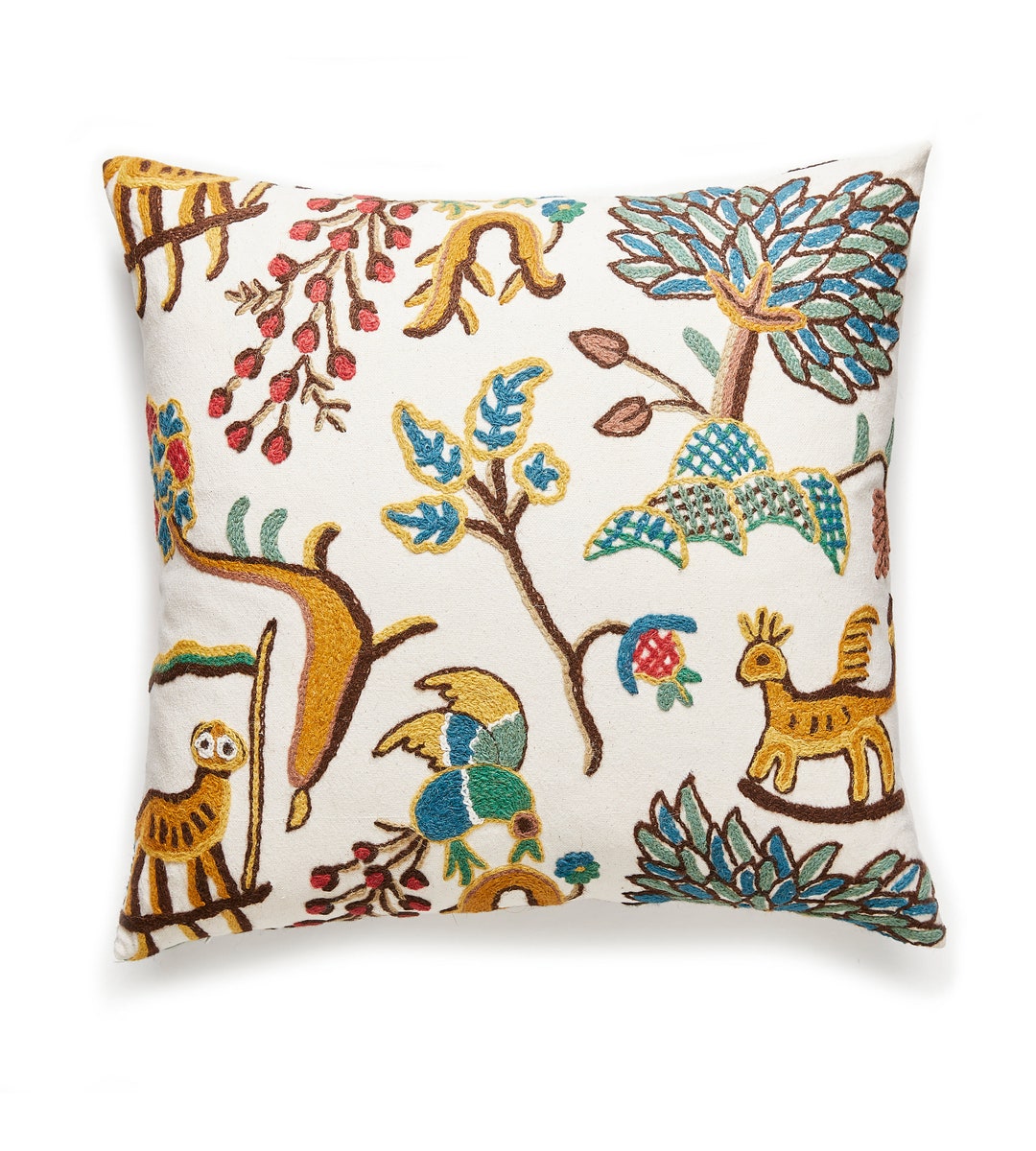 Scalamandre Fables Crewel Pillow - Etsy