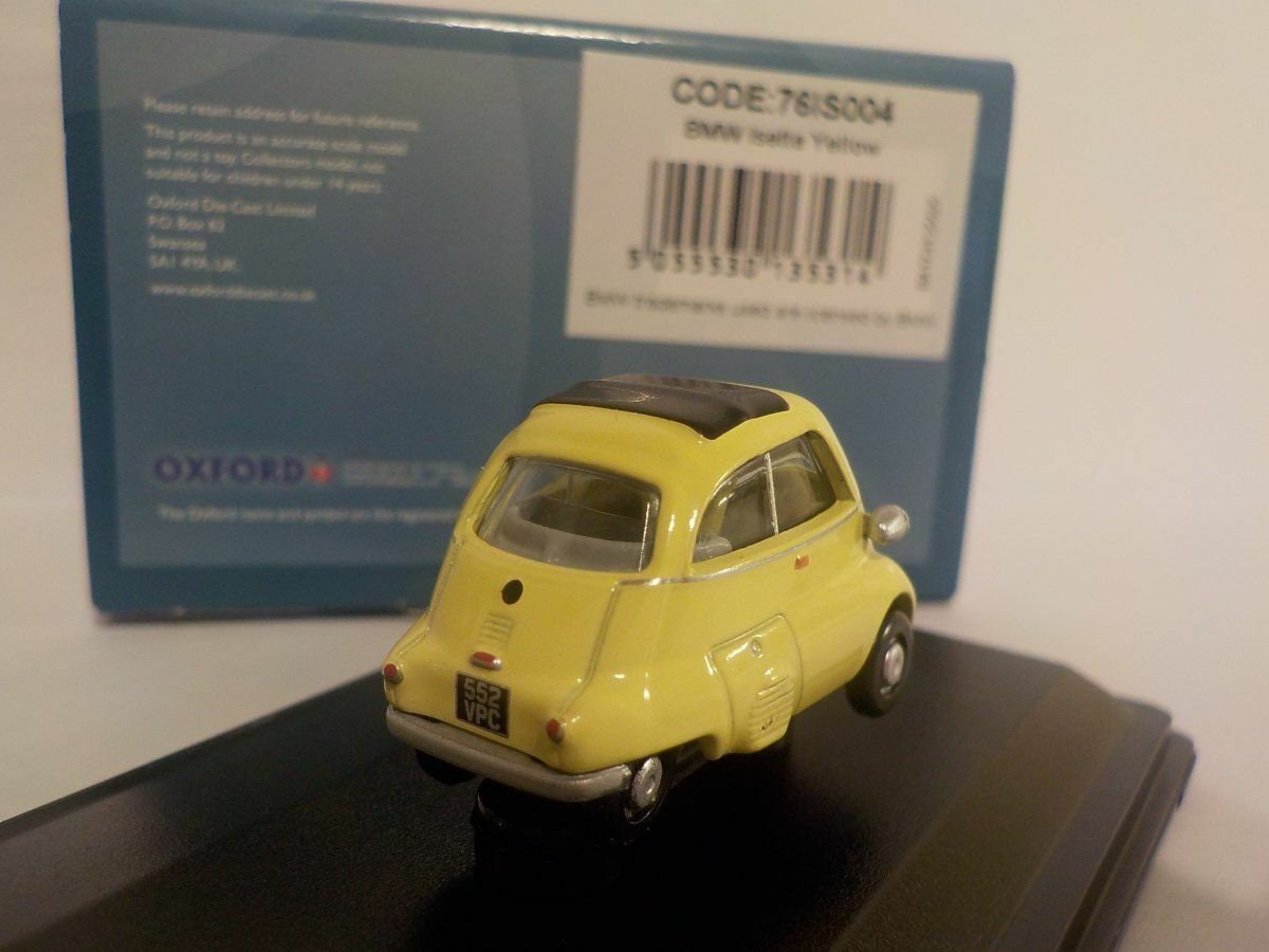 BMW Isetta Yellow Bubble Car Model Car Oxford Diecast - Etsy