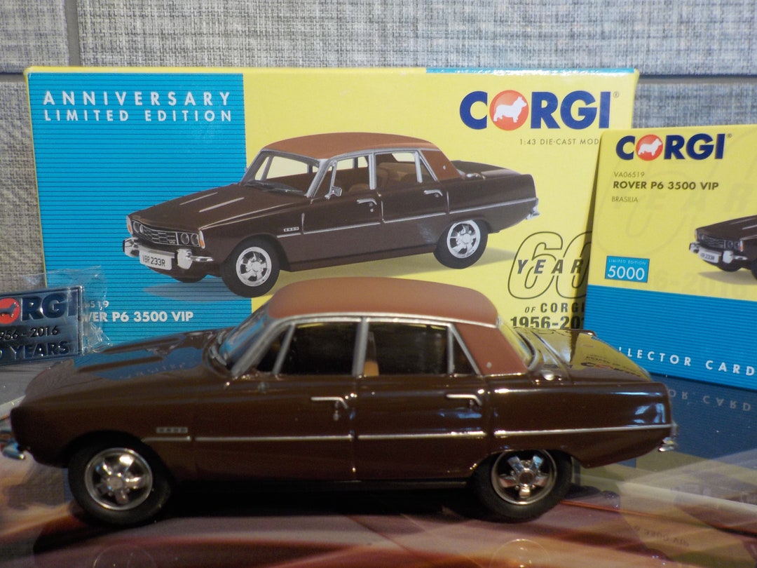 Vanguards Corgi Rover P6 3500 Model Car 60 Year - Etsy