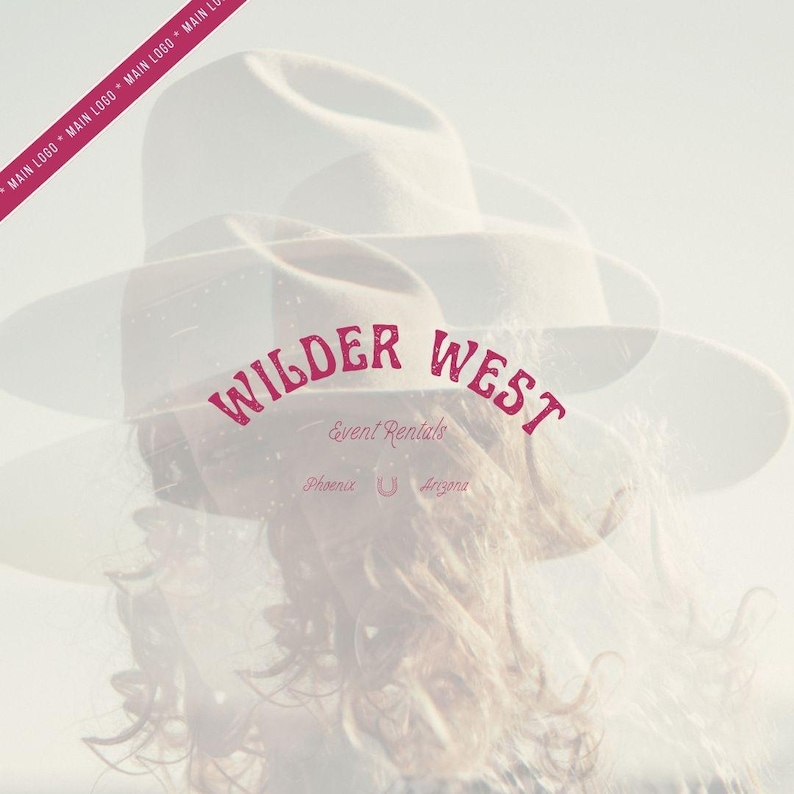 Western Branding Kit Canva Template – Logo, Color Palette, Mood Board ...