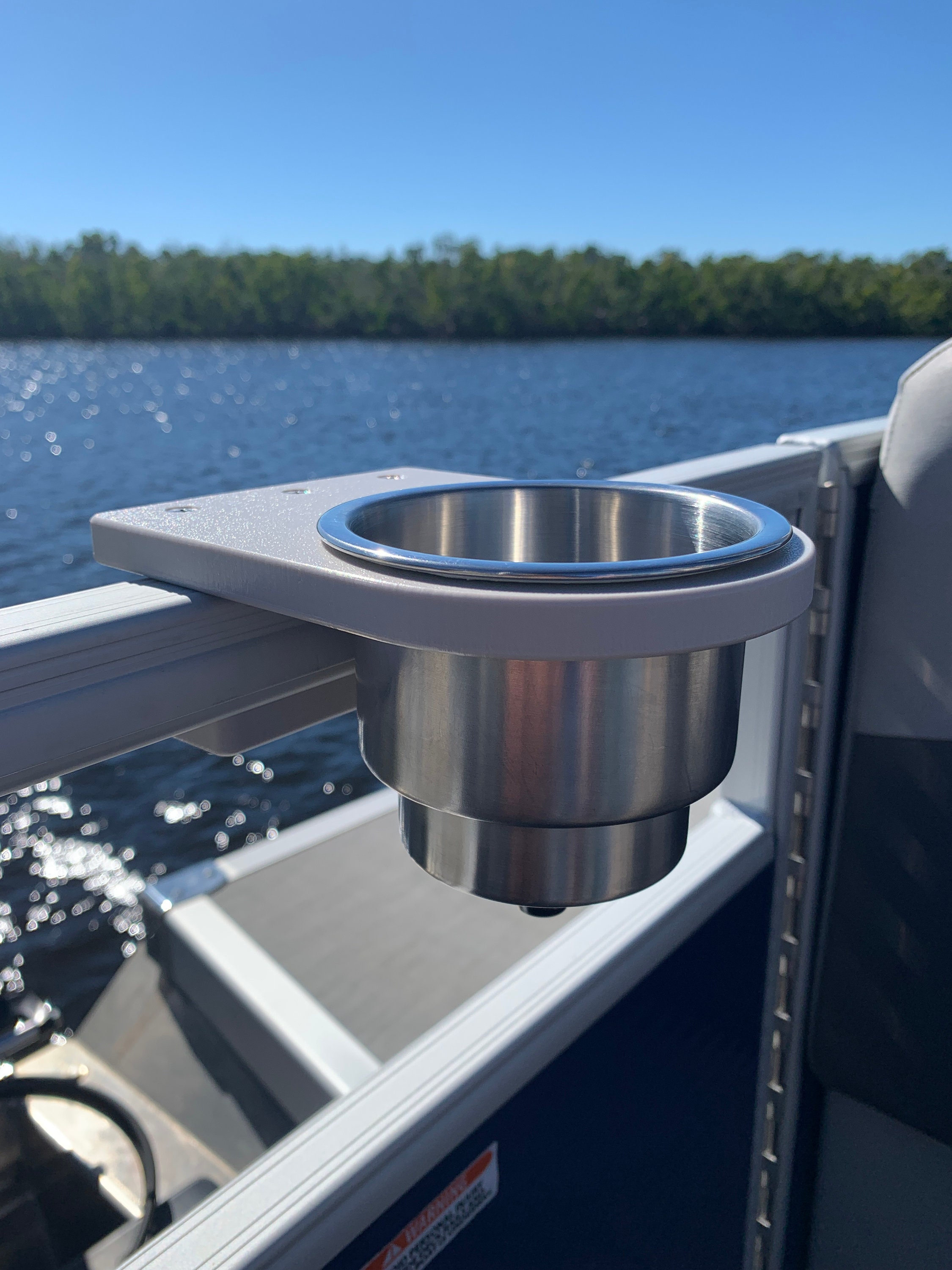 Premier Pontoon Rail Cup Holder - 2" Tall Rails Only. - Etsy