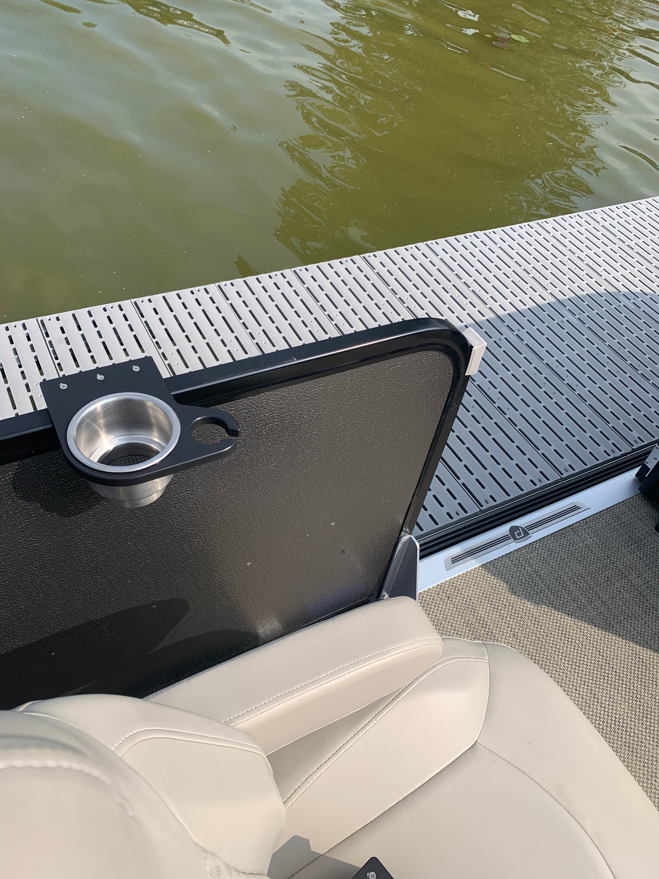 Pontoon Rail Cup and Wine Glass Holder 1-1/8 or 1-1/4 Square Rail - Etsy