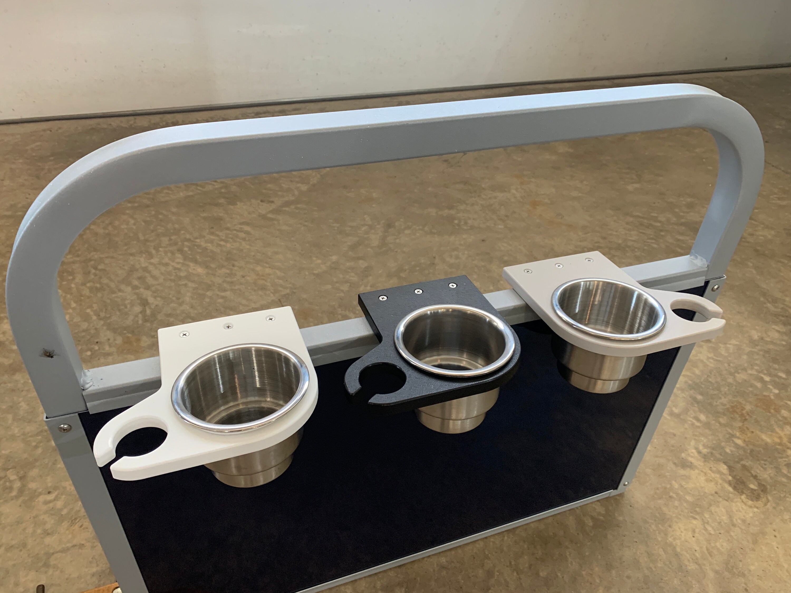 Pontoon Rail Cup and Wine Glass Holder 1-1/8 or 1-1/4 Square Rail - Etsy