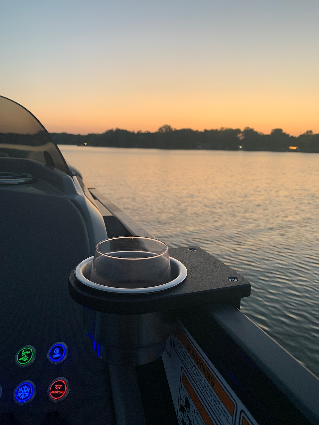 Pontoon Rail Cup Holder 1-1/8 or 1-1/4 Square Rail - Etsy