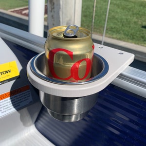 Premier Pontoon Rail Cup Holder - 2" Tall Rails Only. - Etsy