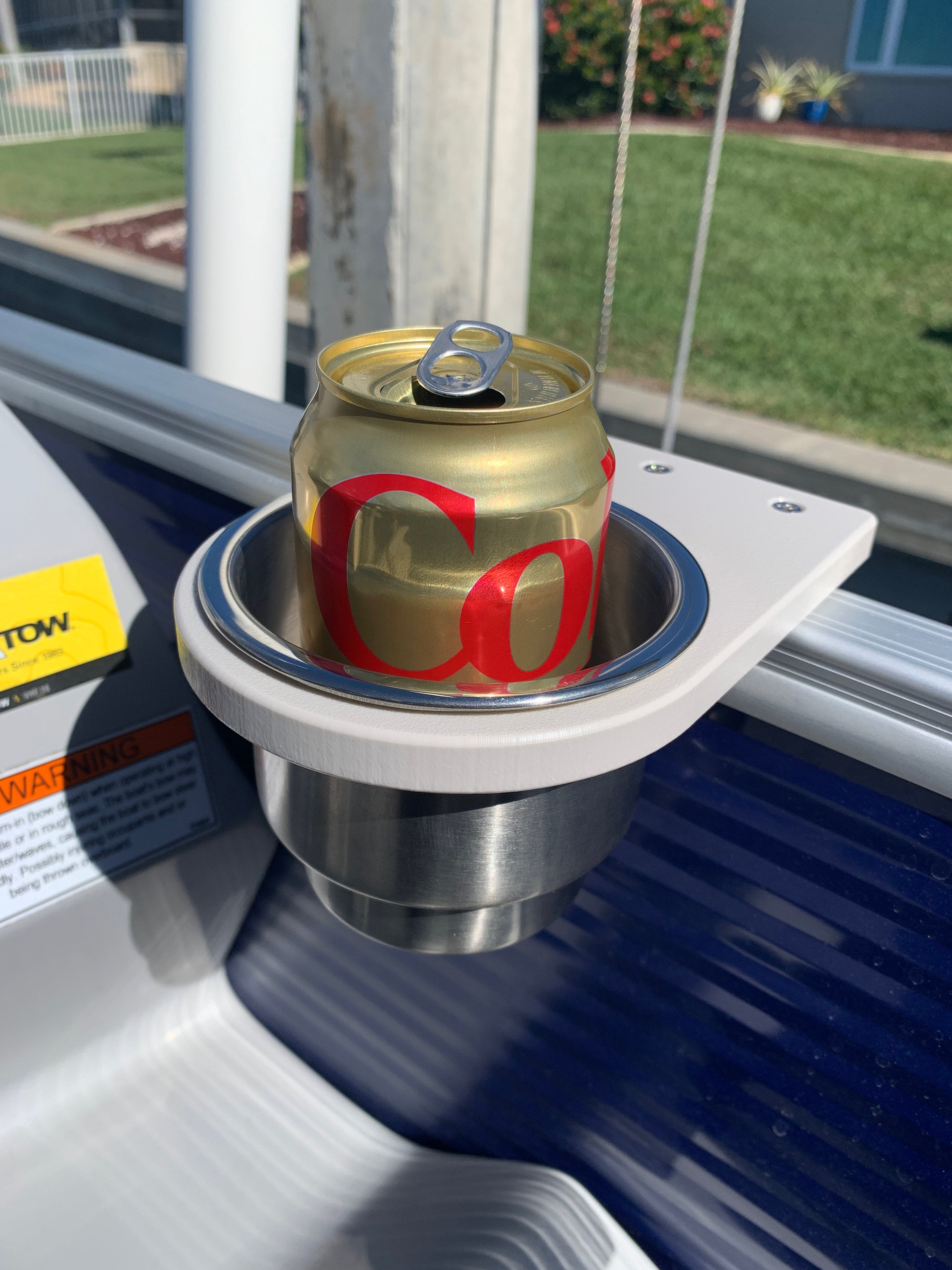 Premier Pontoon Rail Cup Holder - 2" Tall Rails Only. - Etsy