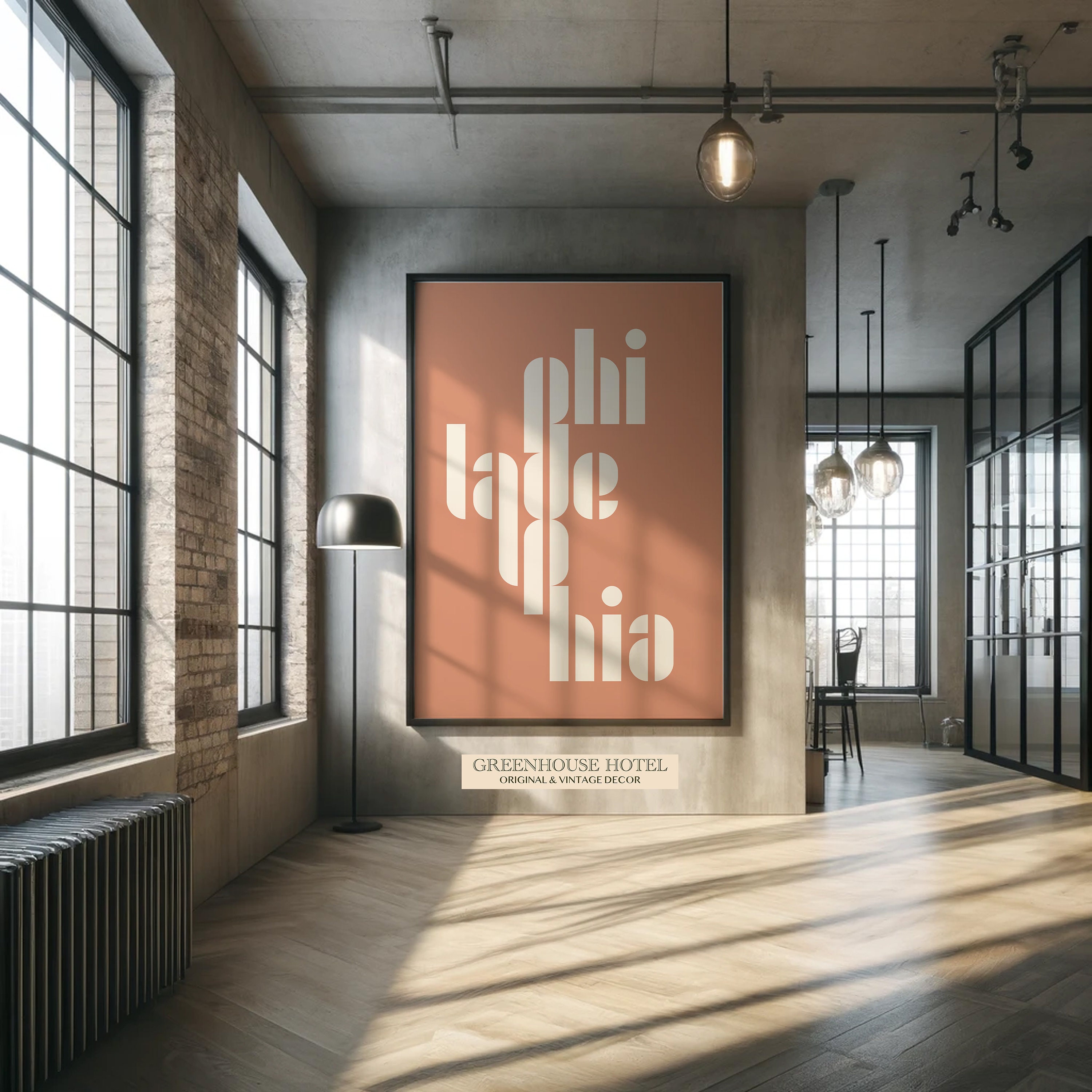 Philadelphia Print PRINTABLE Minimalist Decor Philadelphia Wall Art ...