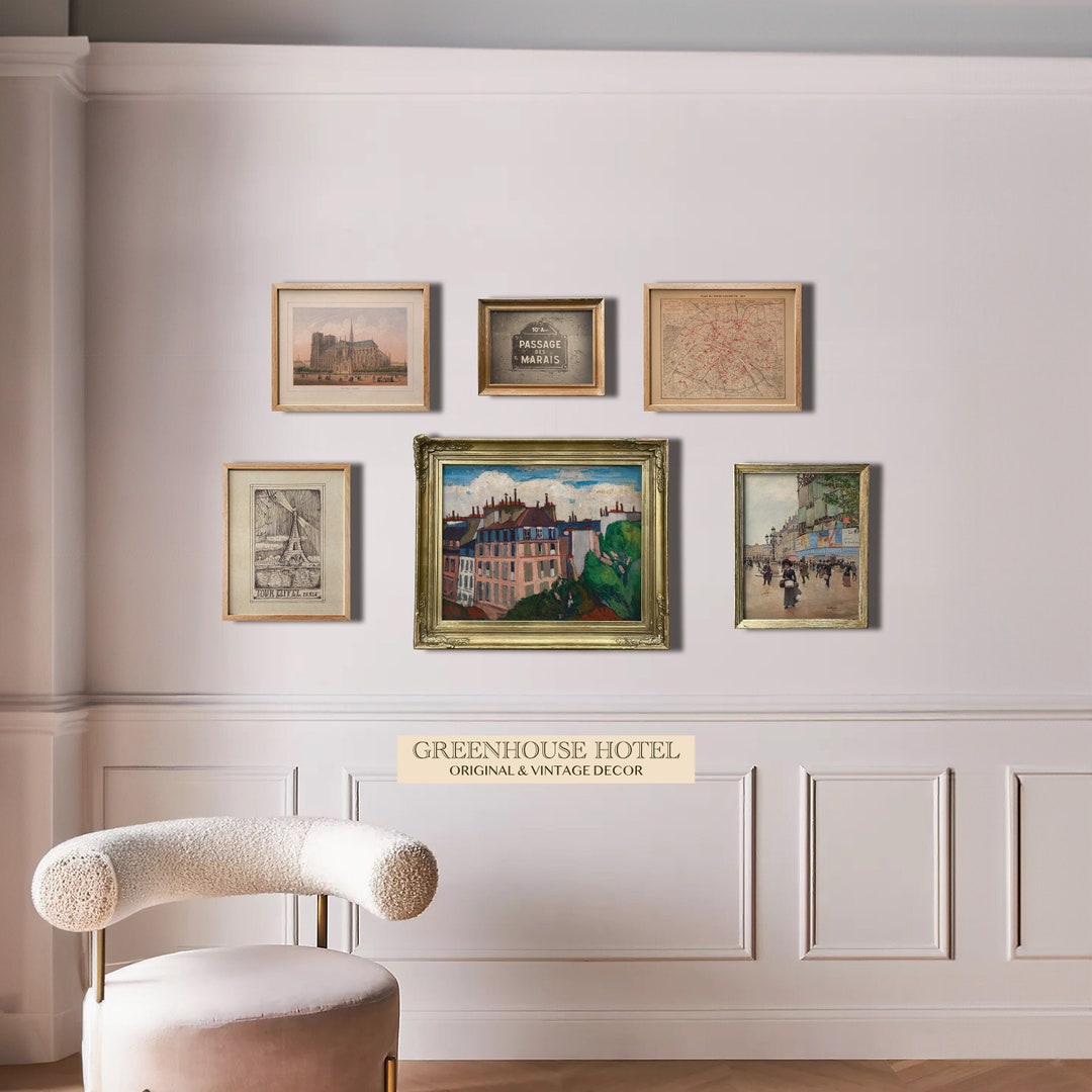 Vintage Paris Art Gallery PRINTABLE French Decor 1800s European Culture ...