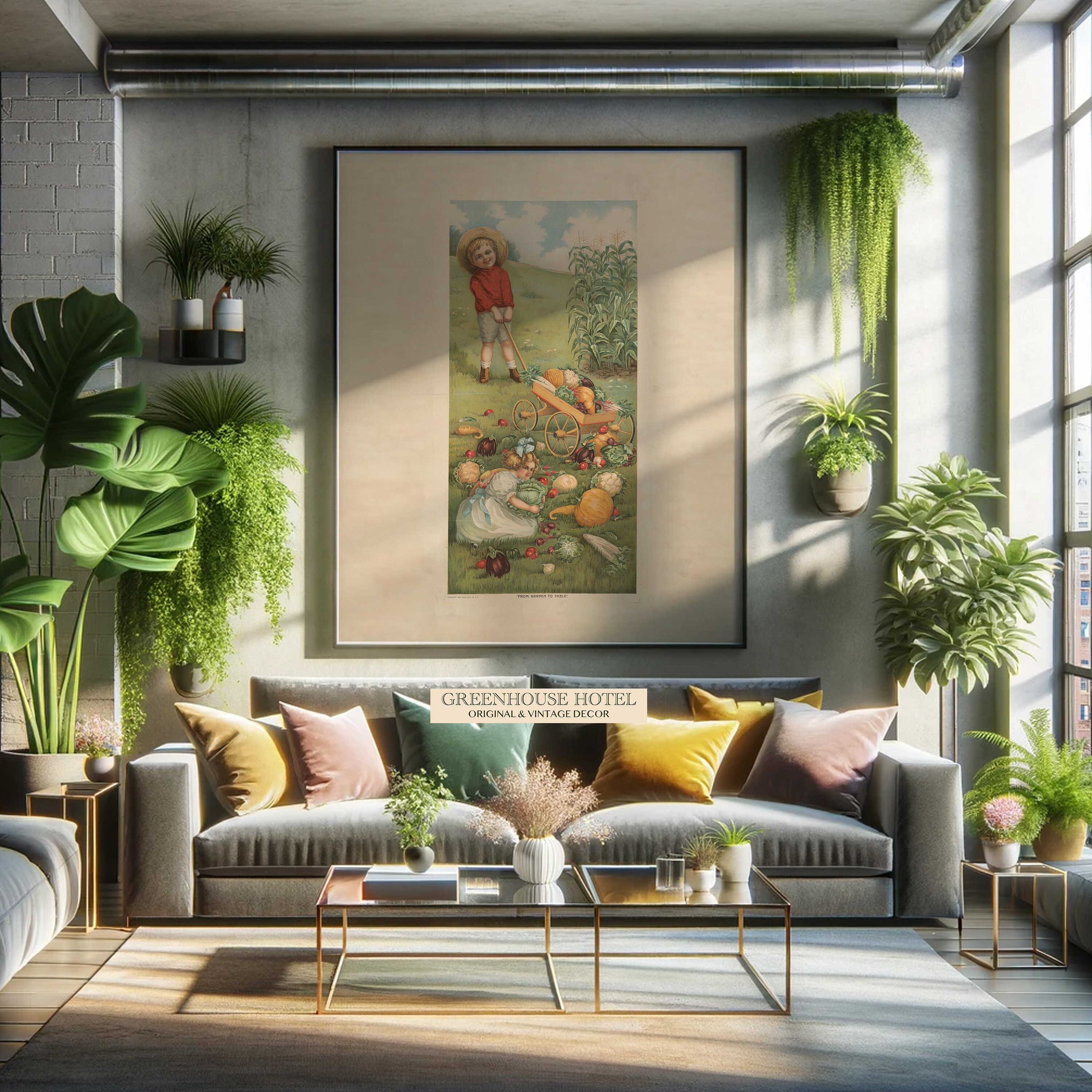 Vintage Victory Garden Posters Set of 13 Americana Gardening Digital ...