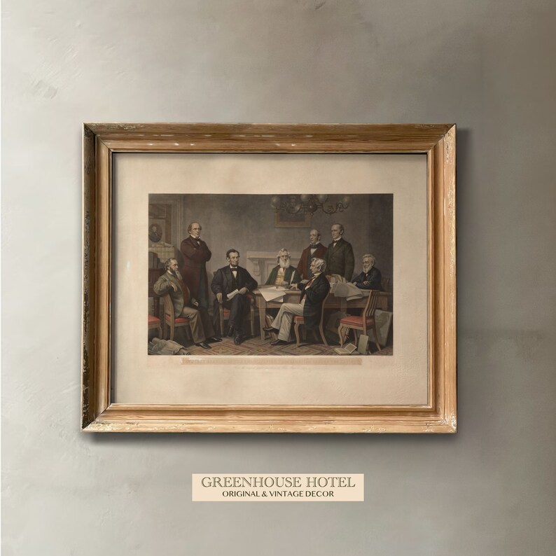 Emancipation Proclamation Art Prints: Abraham Lincoln Etchings (digital ...
