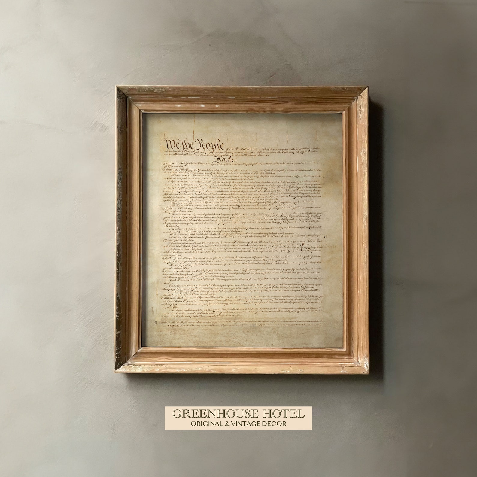 Founding Fathers Print Set: Constitution, Declaration, Betsy Ross Flag ...