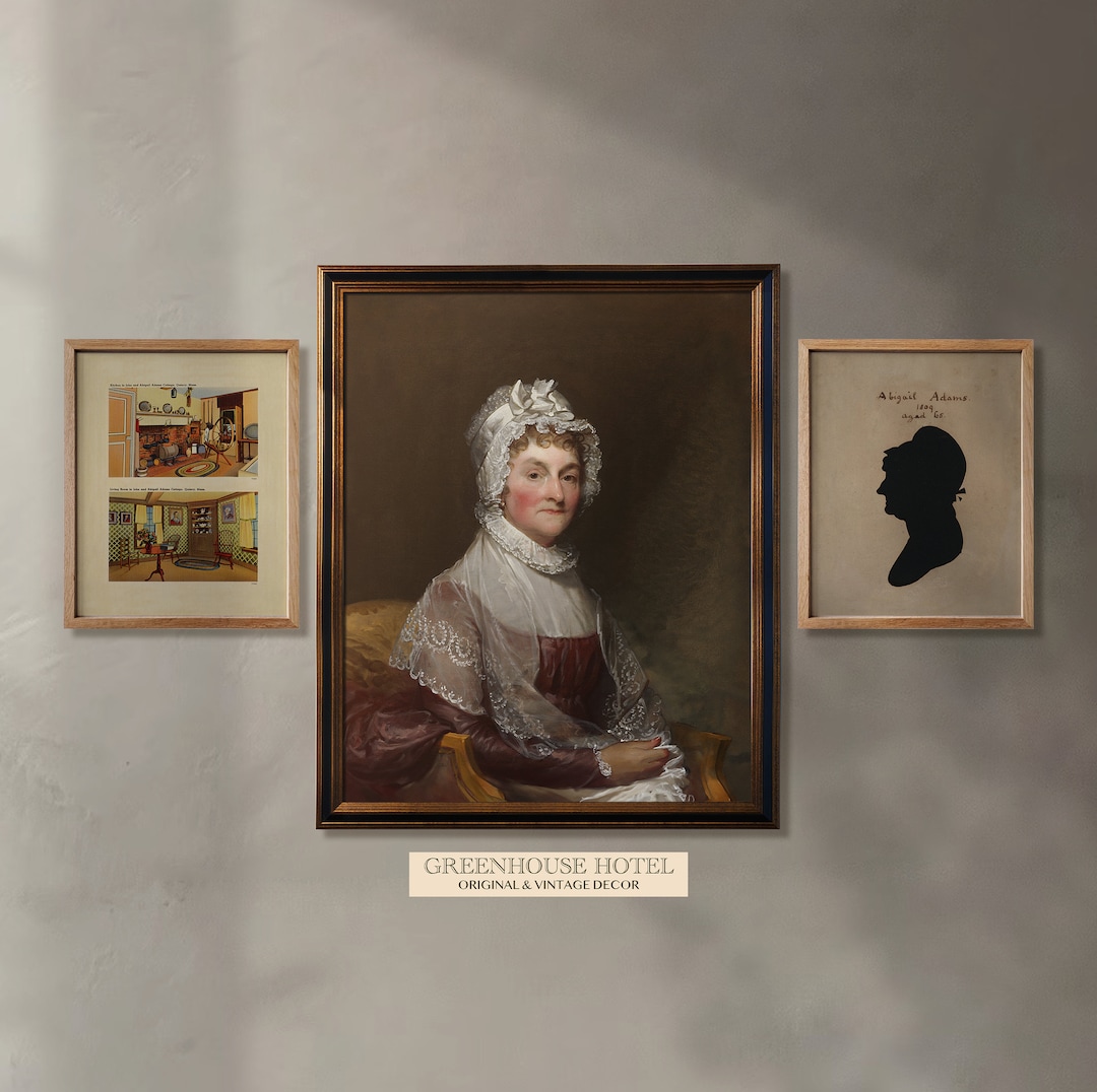 Abigail Adams Historical Prints Set of 3 PRINTABLE Wall Art Early ...