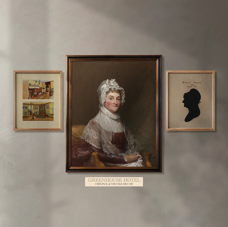 Abigail Adams Historical Prints Set of 3 PRINTABLE Wall Art Early ...