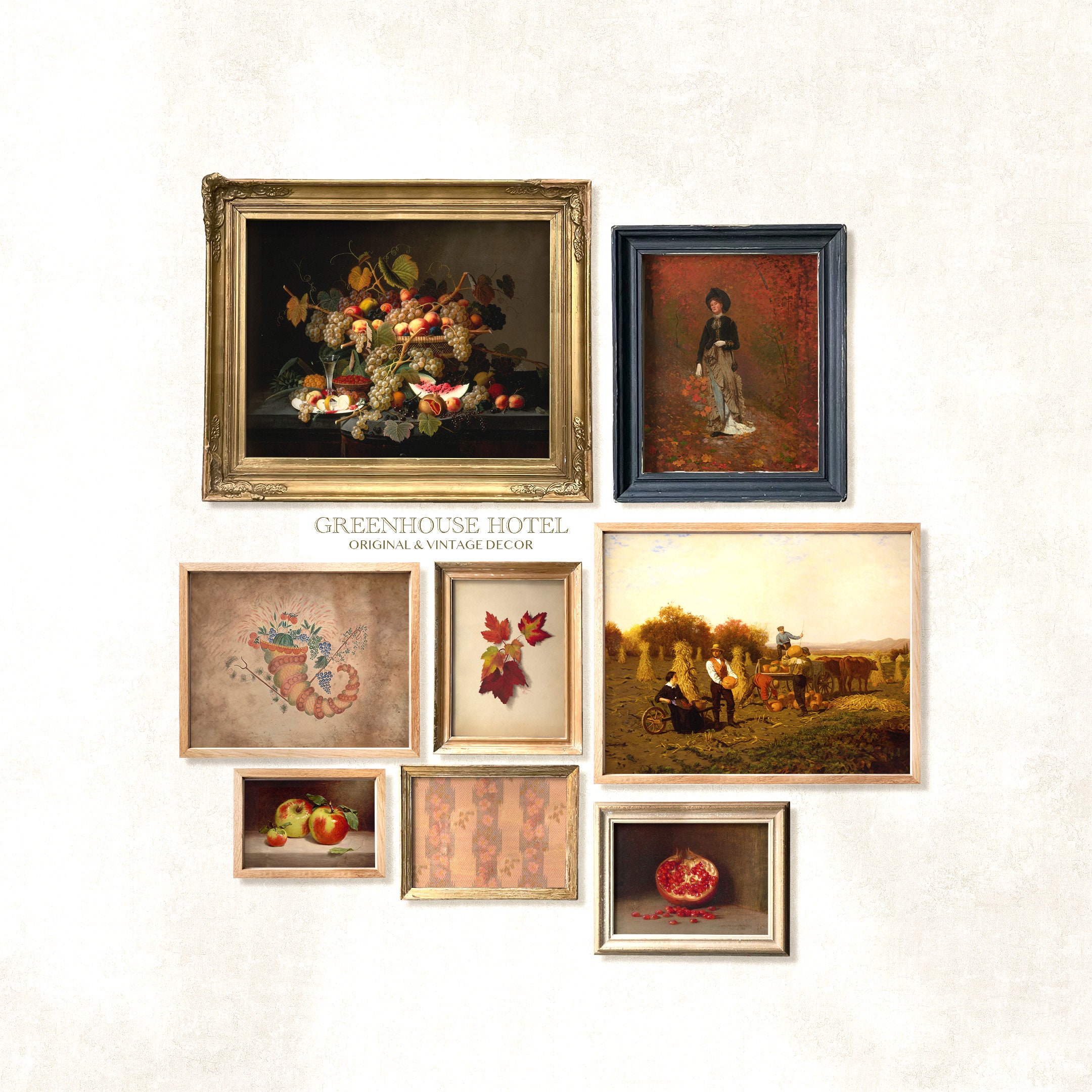 Fall Printable Art Gallery Set of 14 Autumn Prints Downloadable Fall ...