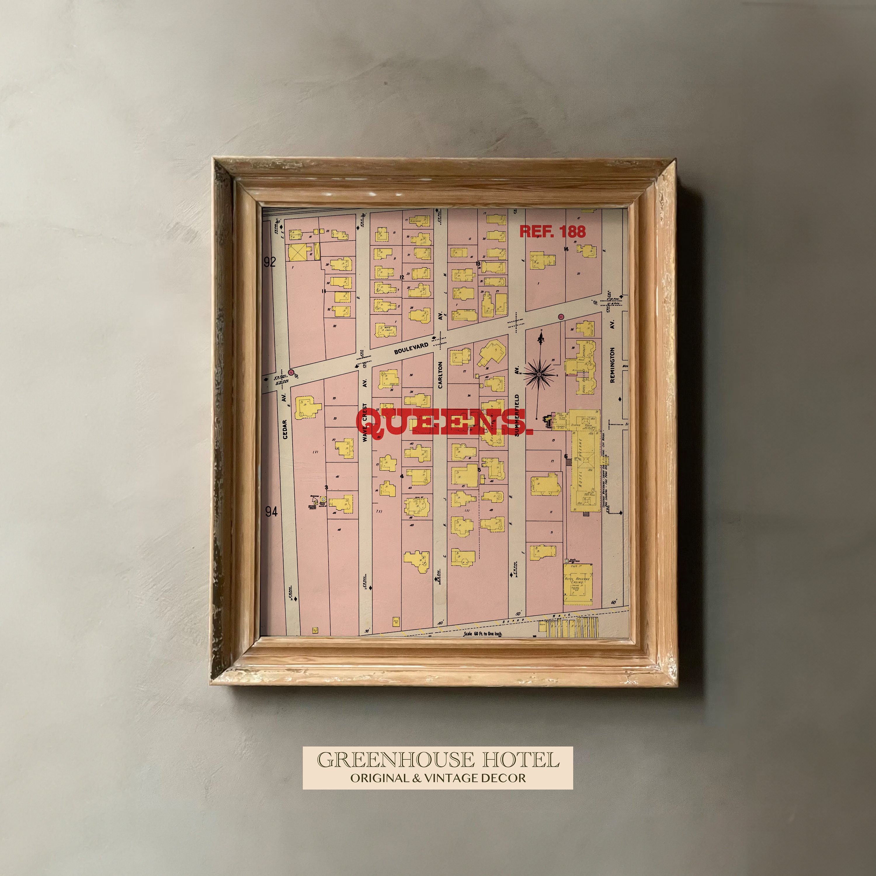 Vintage NYC Map Art Set: 5 Boroughs Antique Prints (digital Download ...