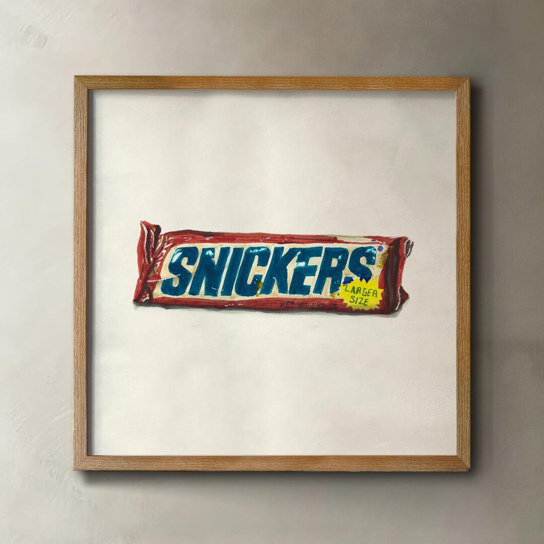 80s Candy Bar Poster: Vintage Food Wall Art - Etsy Canada