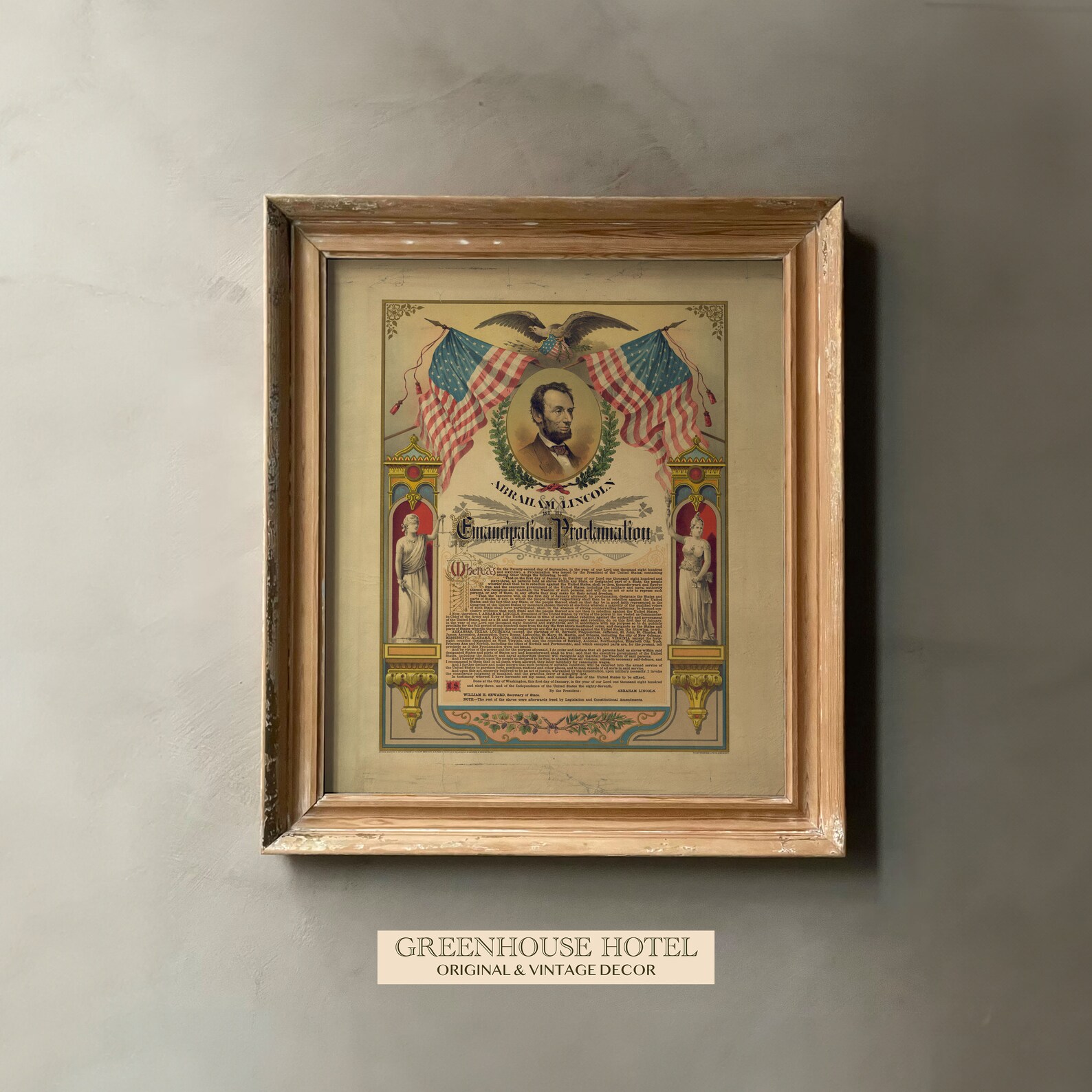 Emancipation Proclamation Art Prints: Abraham Lincoln Etchings (digital ...