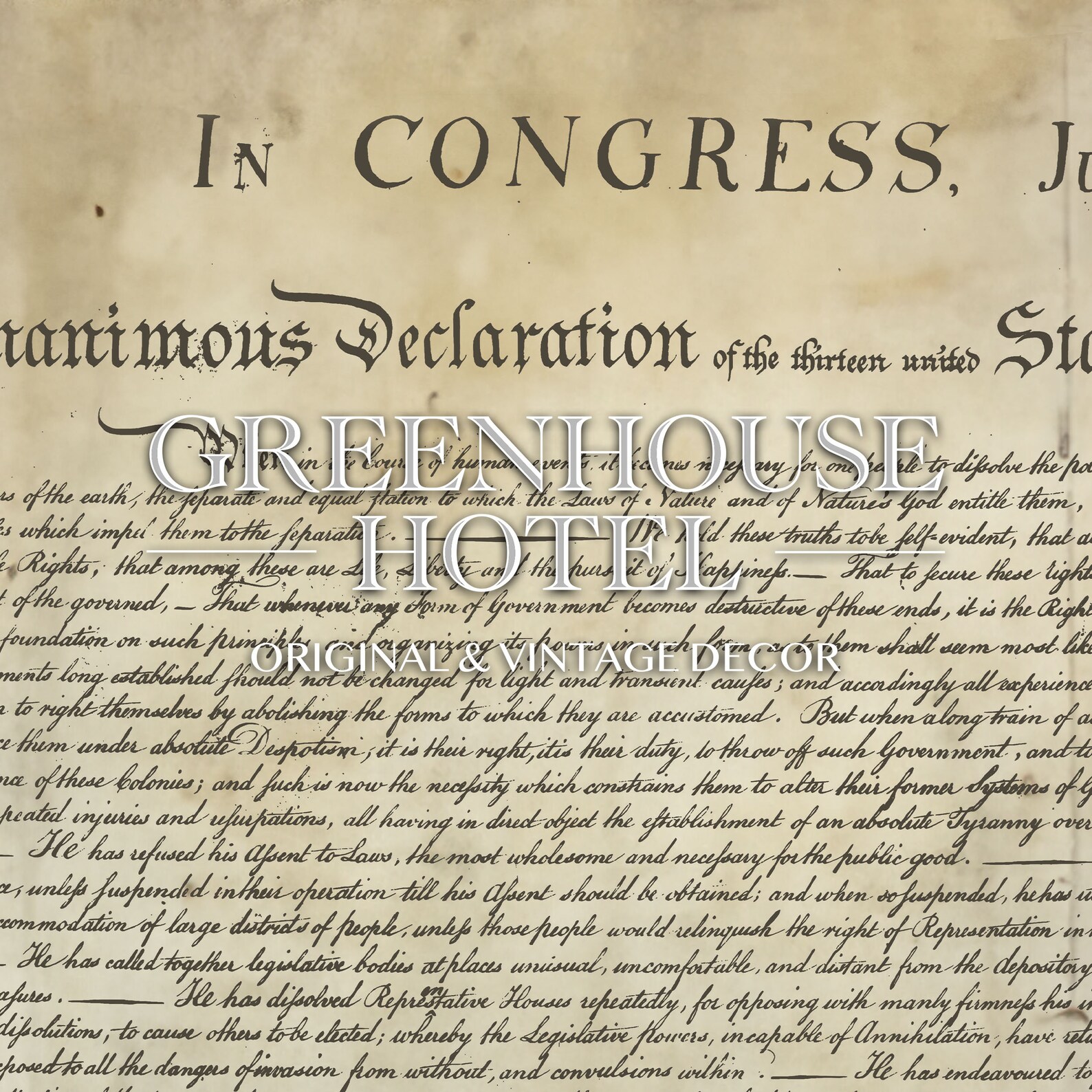 Founding Fathers Print Set: Constitution, Declaration, Betsy Ross Flag ...