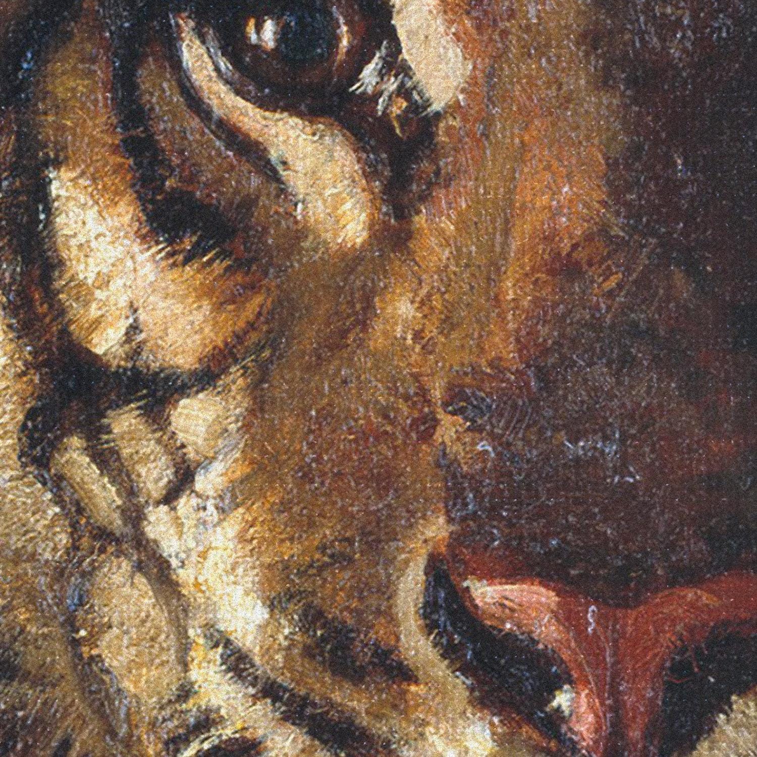 Tiger Gallery Wall Art - Vintage Tiger Prints Set of 4, Antique Art ...