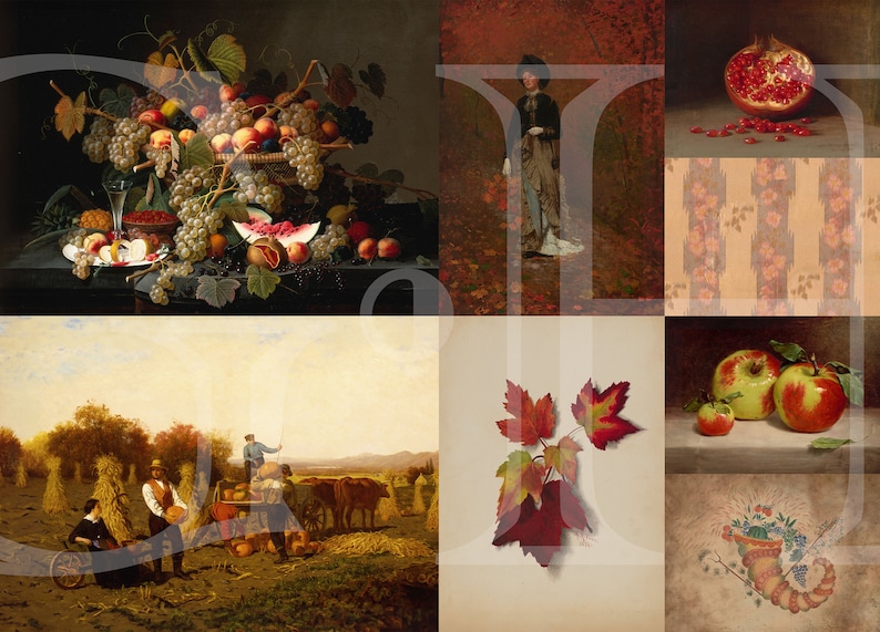 Fall Printable Art Gallery Set of 14 Autumn Prints Downloadable Fall ...