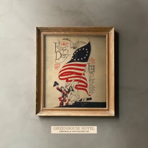 Vintage Betsy Ross American Flag Prints Set of 5 Digital Download ...