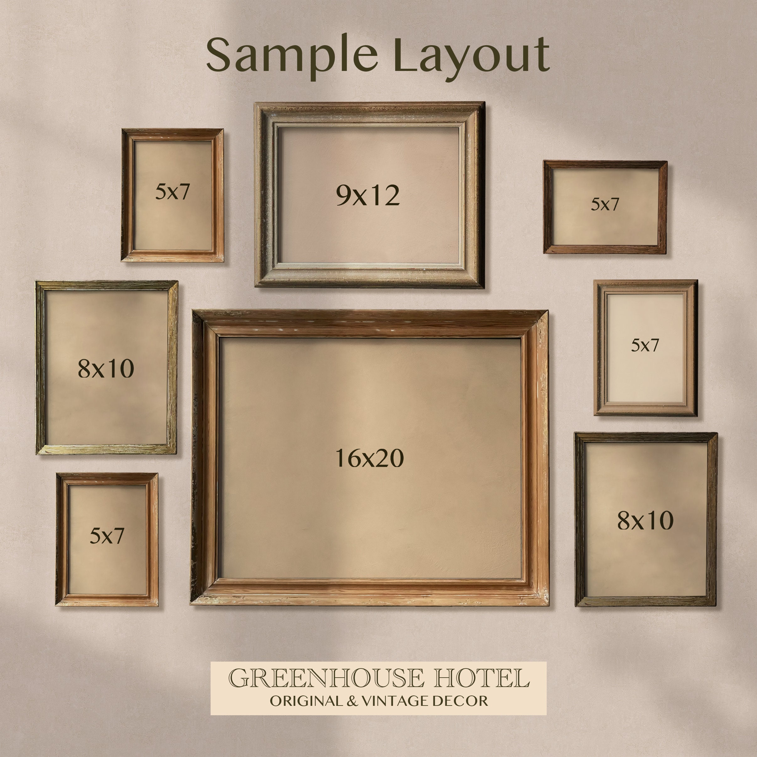 Curated Gallery Wall Set Cottagecore Rustic Vintage & Modern - Etsy