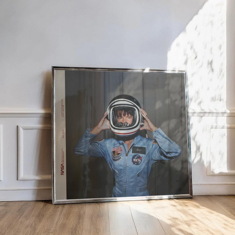 Sally Ride Poster PRINT NASA First Female Astronaut, Women's ...