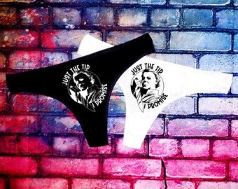 Michael Myers Halloween Just the Tip Naughty Funny Horror Sexy Thong Panties Lingerie Underwear Etsy