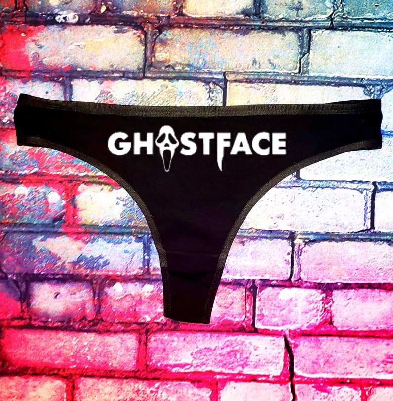 Ghostface Scream Queen Retro 90s Horror Naughty Spooky Sexy Thong ...