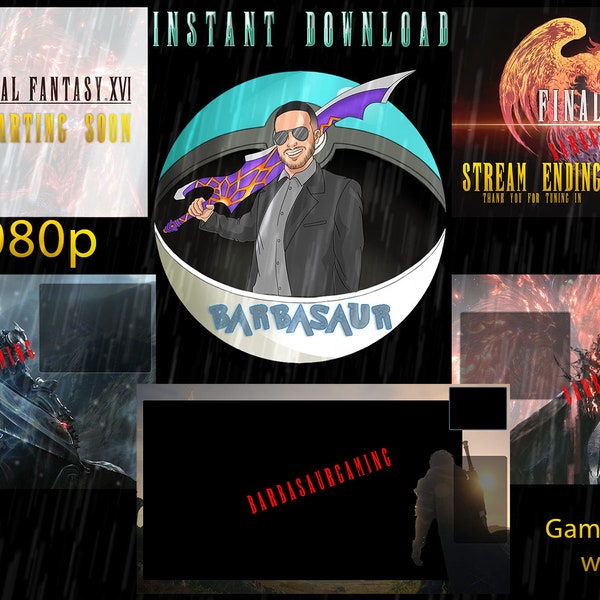 Final Fantasy Twitch Overlay - Etsy