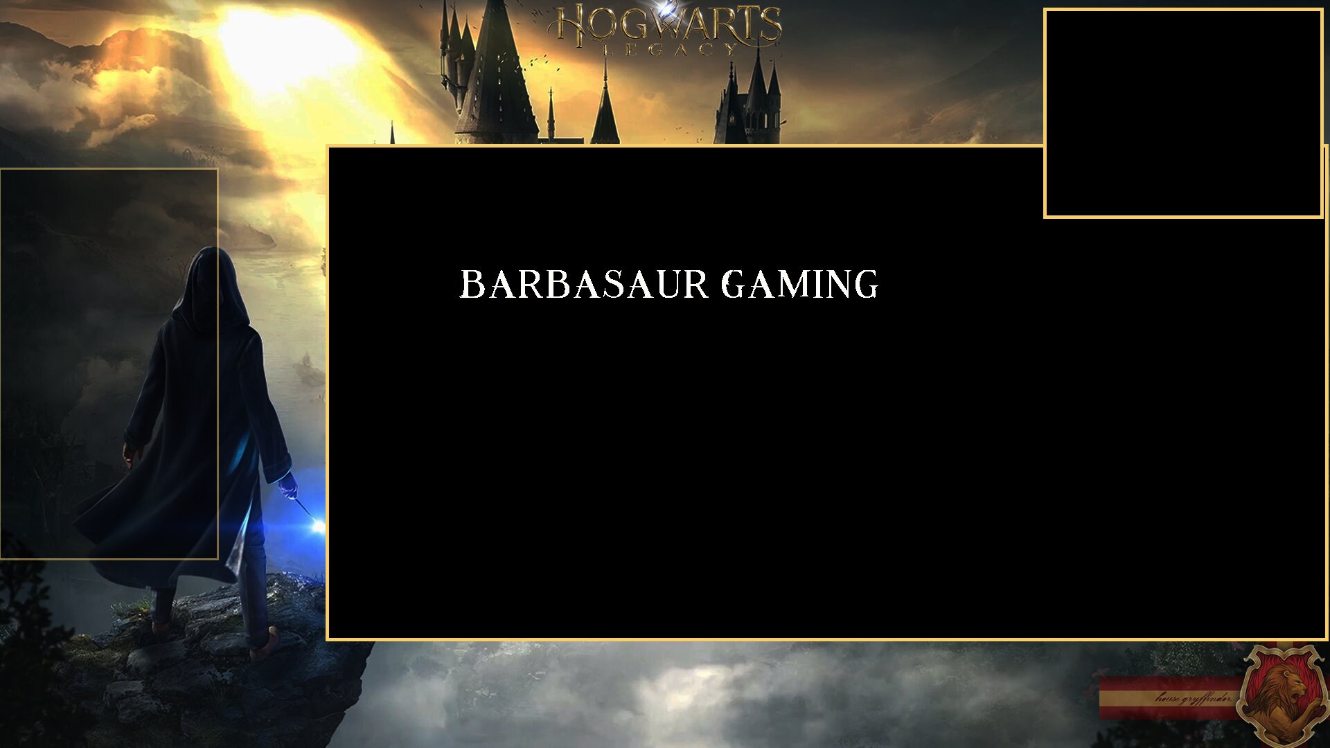 Hogwarts Legacy Animated Overlay With Gryffindor House - Etsy Canada