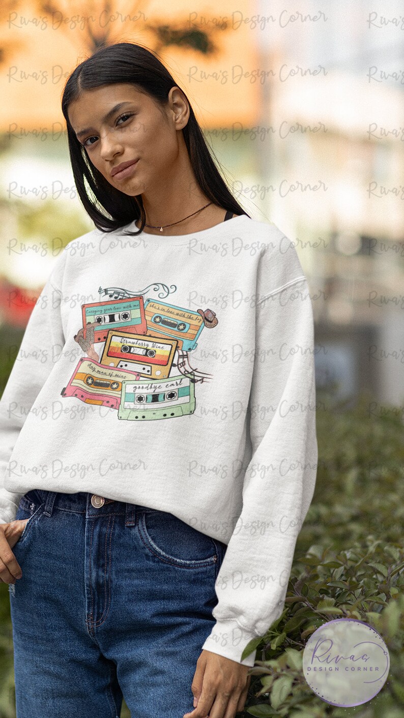90s Country Cassette Tapes , Retro Sublimations, Western PNG ...